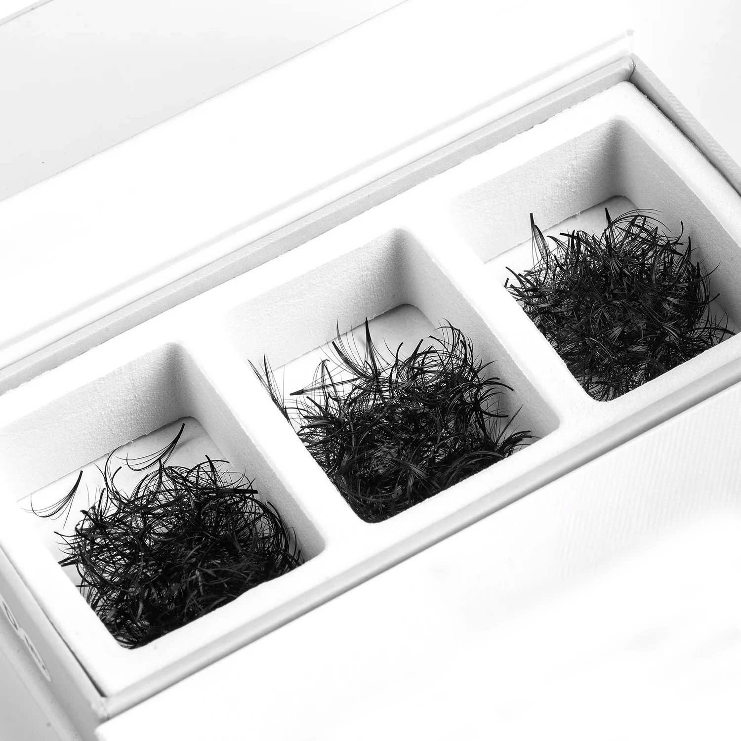 Best Grade Promade Fans Mixed 8 Lengths Synthetic Hair Handmade Fans ...