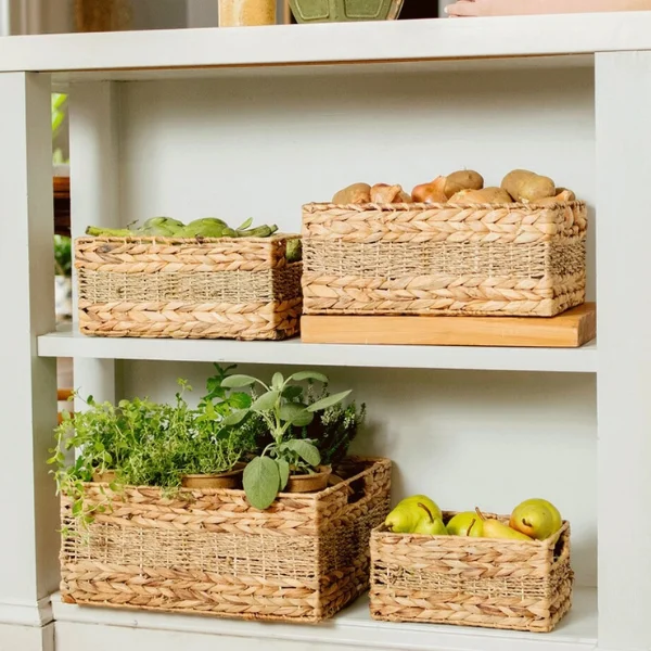 Vietnam Natural Seagrass Woven Eco-Friendly Storage Baskets with ...