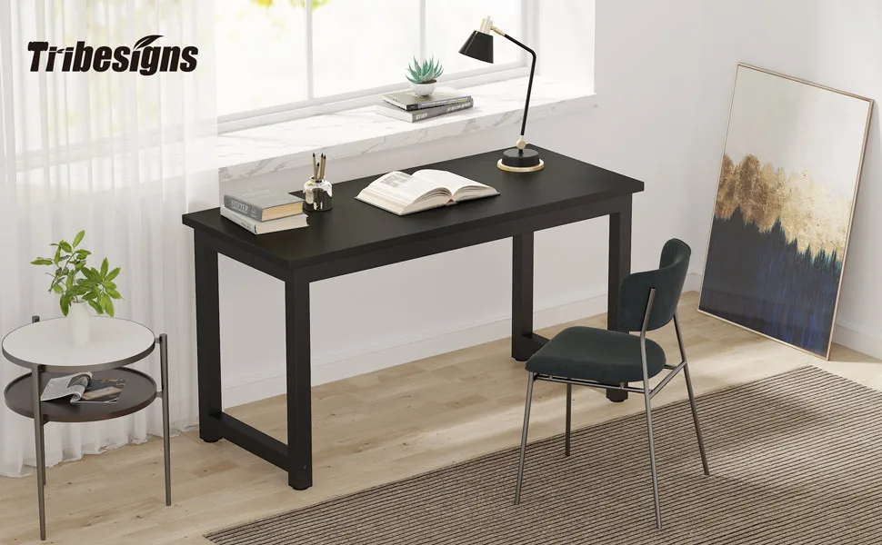 Tribesigns 55英寸大型办公室电脑桌家庭办公室学习写字台| Alibaba.com