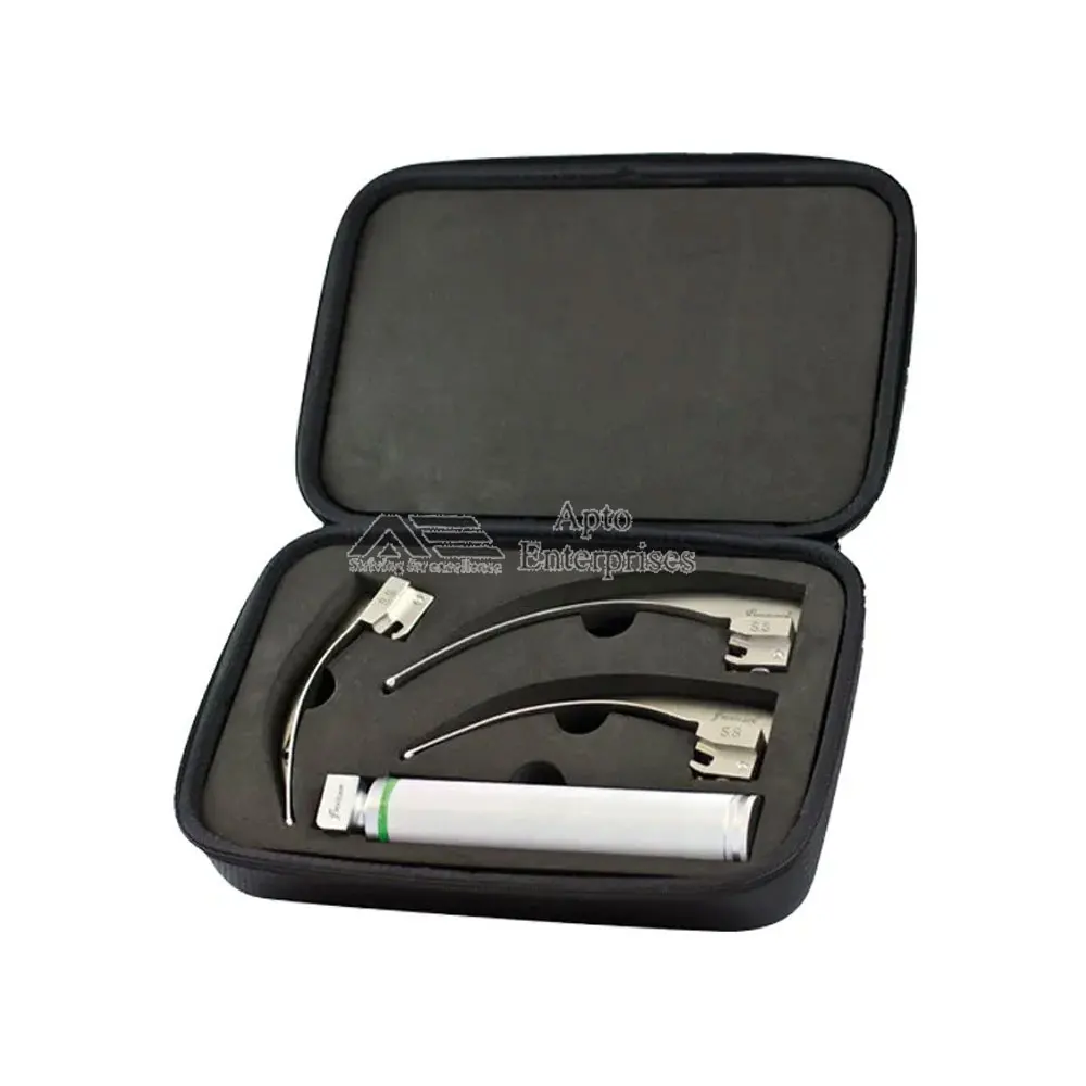 Fiber Optic Laryngoscope Complete Set Diagnostic Instruments By Apto ...