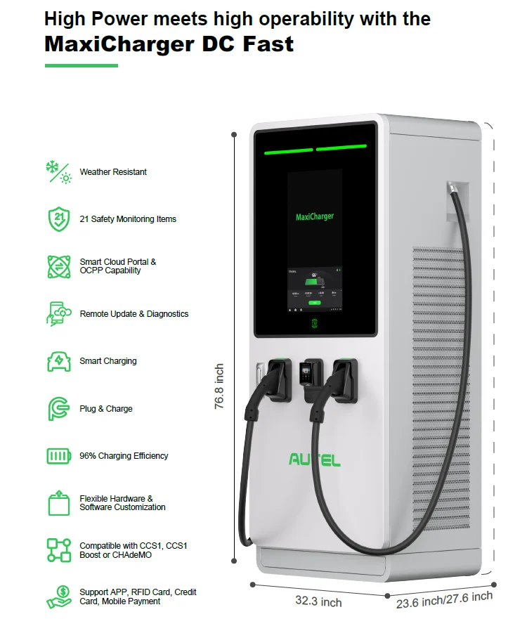 240kw Commercial Dc Ev Charger Ocpp Dc Fast Charging Station Level 3 ...