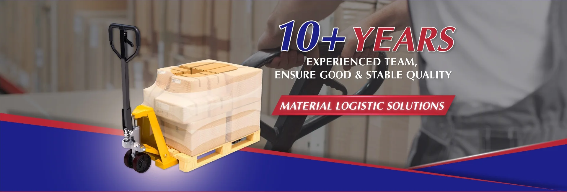 Vietnam supplier Logistics Hand Pallet Truck New Top Construction ...