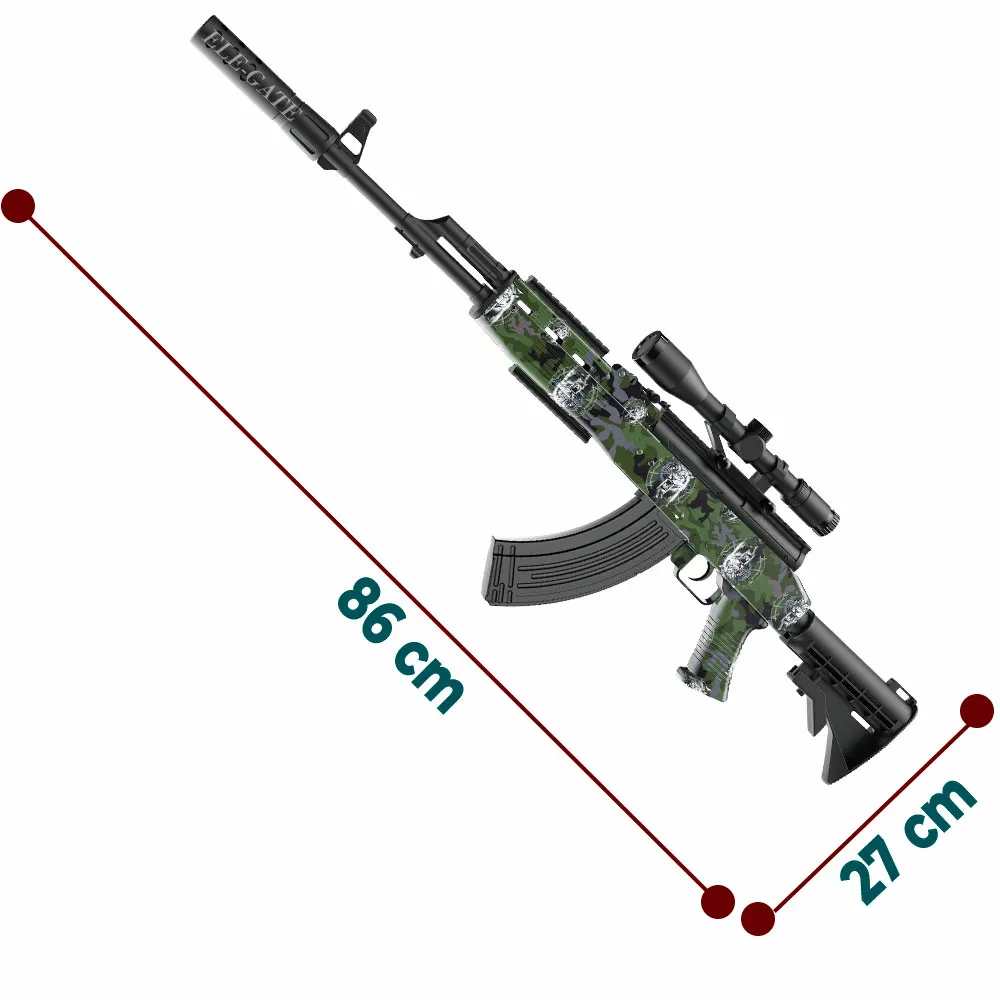 Alibaba.com: JUG.G870-1 M416 Automatic Hydrogel Rifle with Telescopic ...