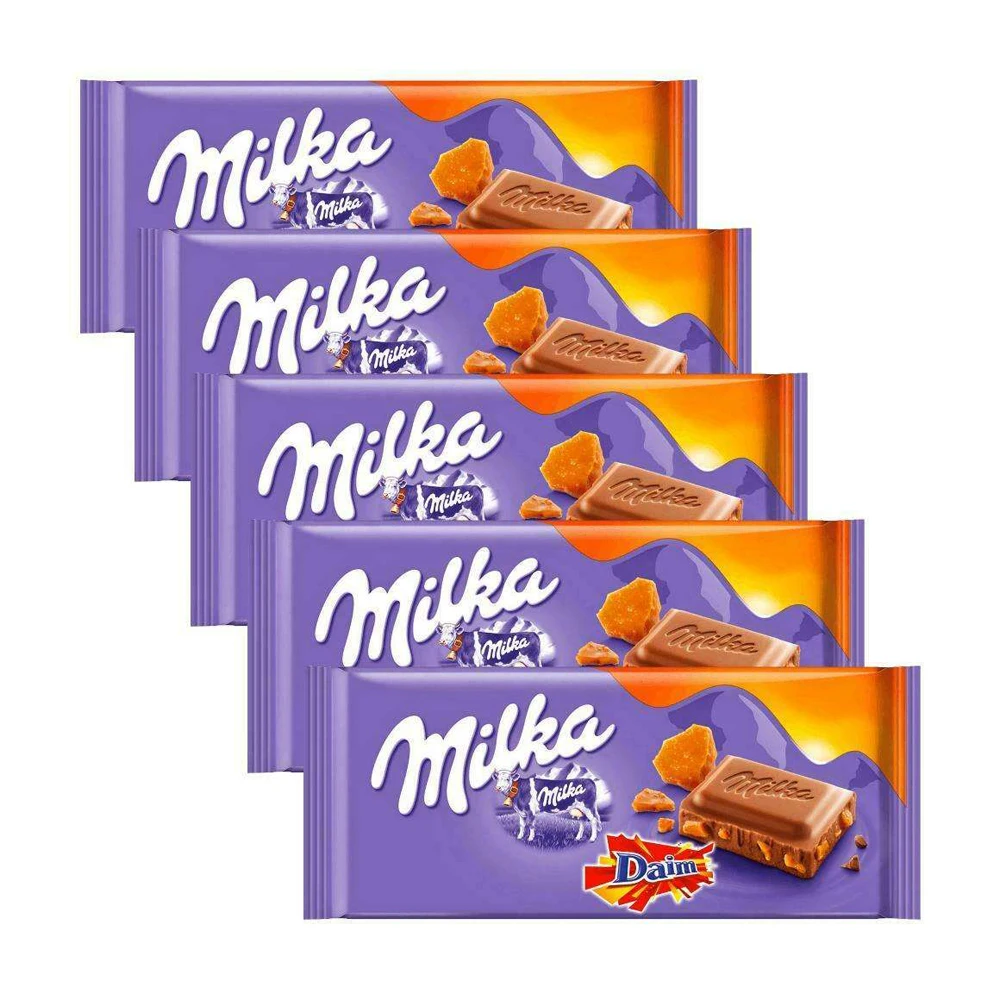 Milka Chocolate Alpine Milk 24 X 100g Bar,Melting Milka Alpine Milk Bar ...