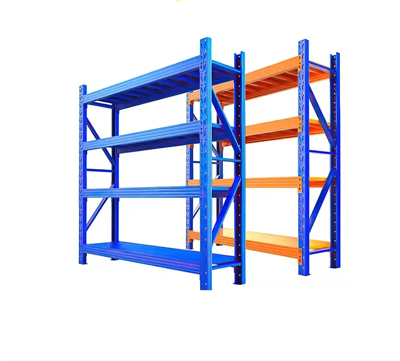Heavy Duty warehouse Rack Stacking Shelvs White And Blue warehouse ...