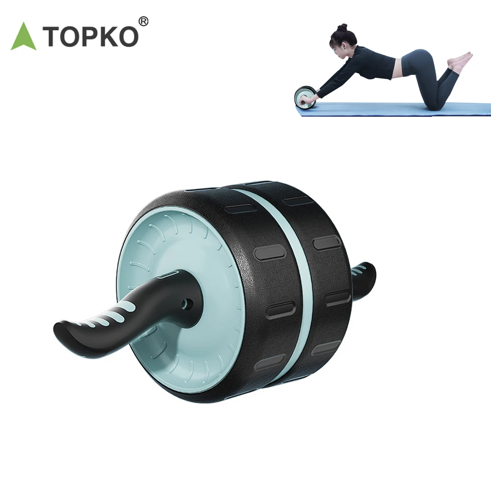 Topko Gym Equipment Core Workout Roller Exercise Abdominal Wheel Roller ...