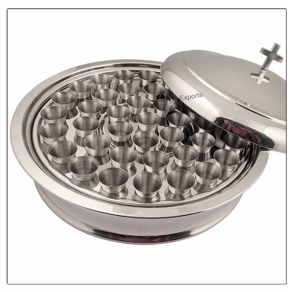 Stainless Steel Church Communion Trays - Durable & Stylish