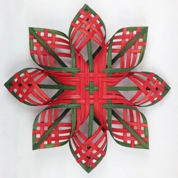 Hot Trend Woven Bamboo Snowflake New Arrival For 2023 Holiday Season ...
