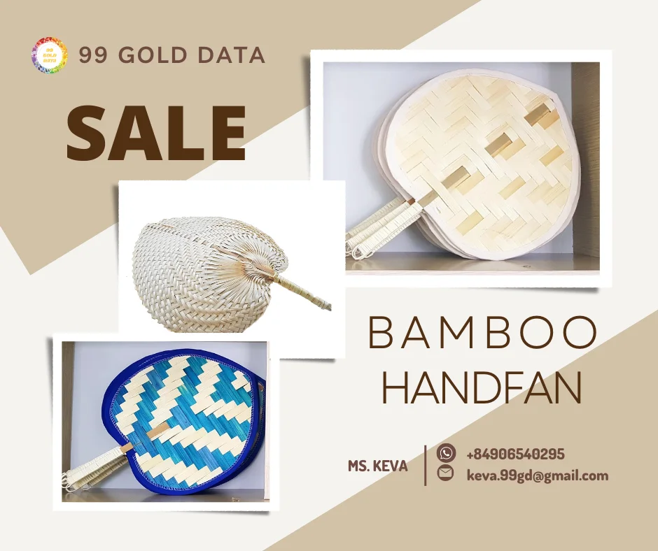 Personalized Rattan Raffia Fan Handmade Palm Leaf Bamboo Handheld Fan ...