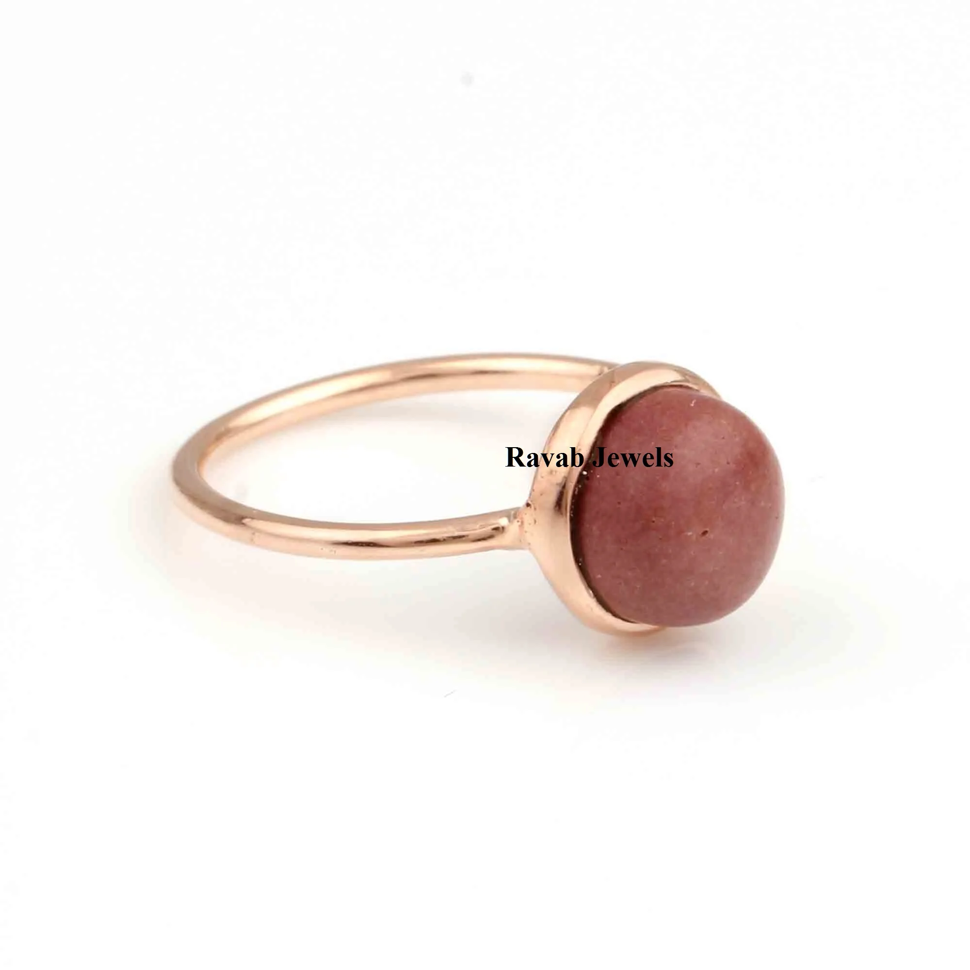 High Quality Natural Red Mookaite Jasper Stone Silver Jewelry Round ...
