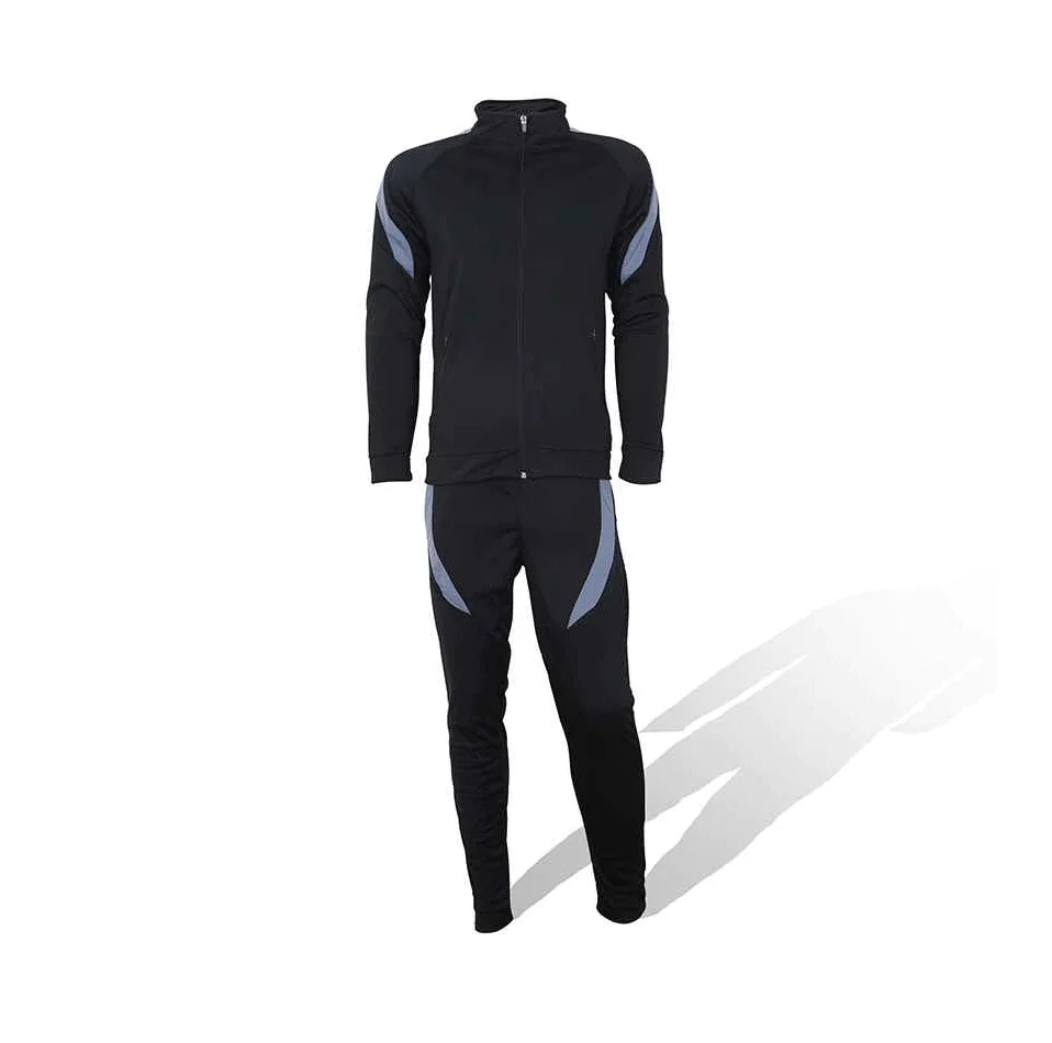 Men Sports Tracksuit Full-zip Sweatshirt Casual Gym Training Wear High ...