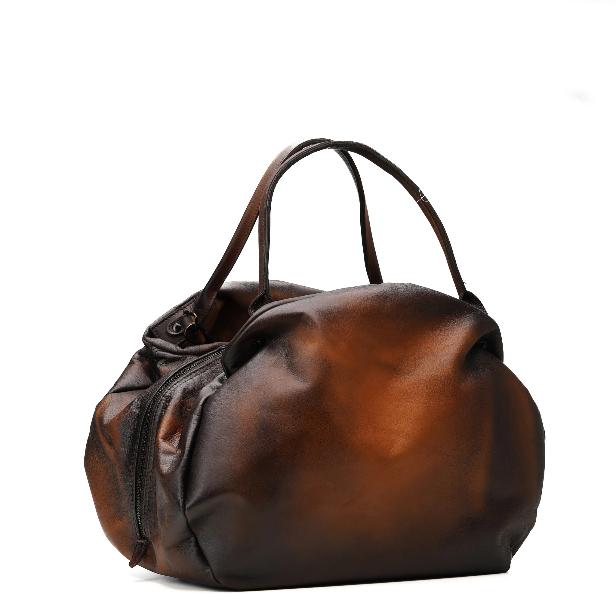 Bags Leather Madeinitaly Shoulder Woman Vintage Washed Bags Civico 93 ...