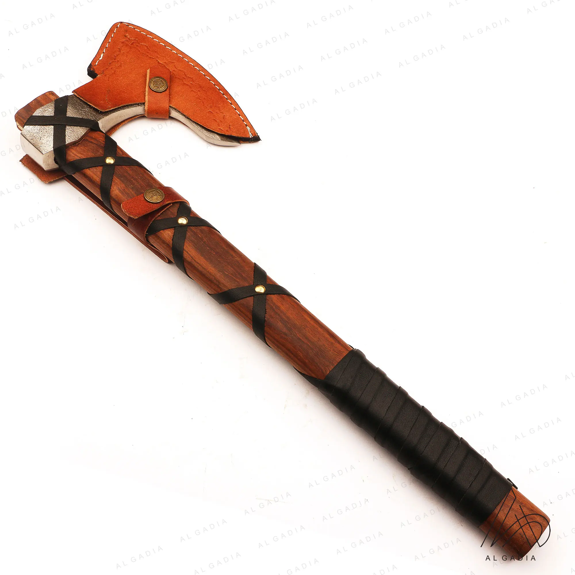 High Quality Forged Ragnar Viking Axe Carbon Steel Sharp Blade Axe ...