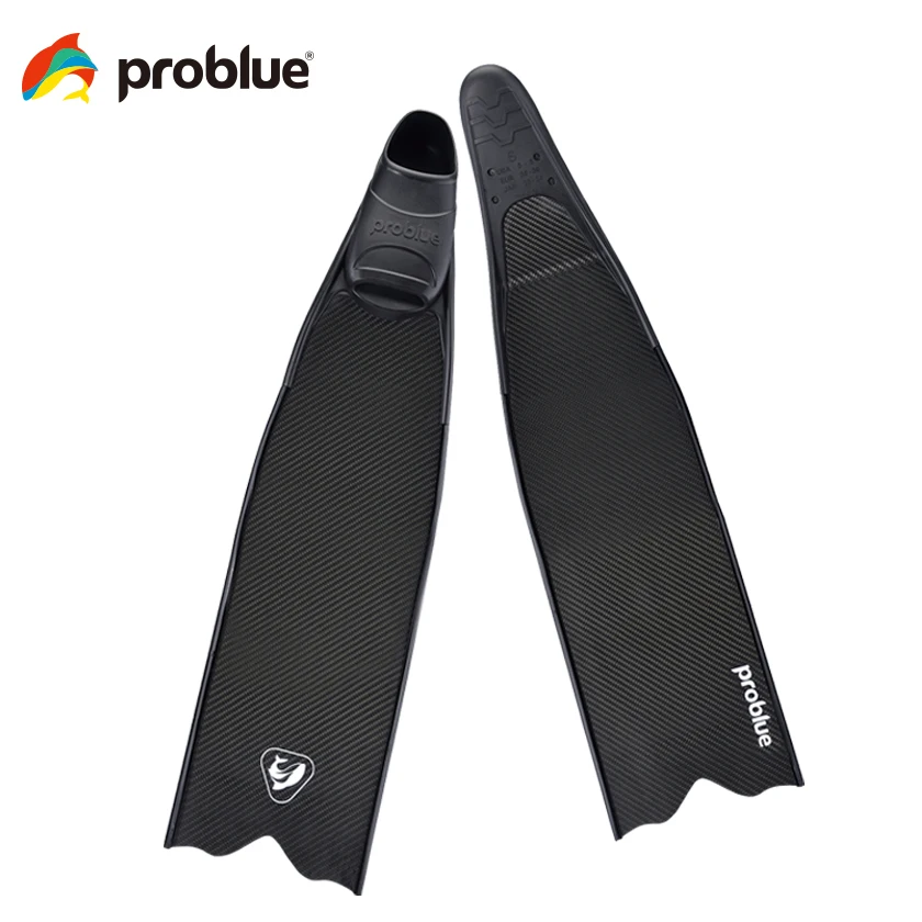 Problue F-797 Carbon Fiber Free Diving Fins - Adult Diving Fins