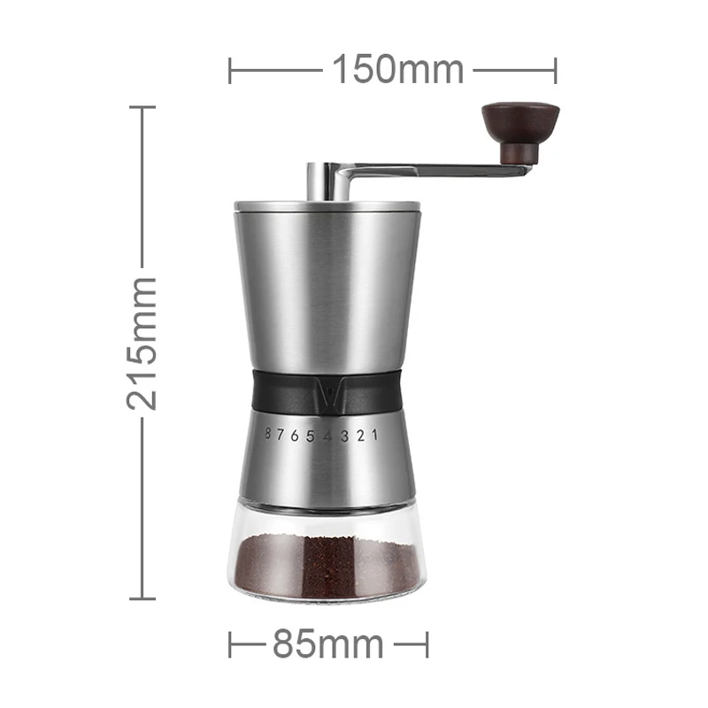 Manual Coffee Grinder Commercial Black Manual Coffee Bean Grinder Mini ...