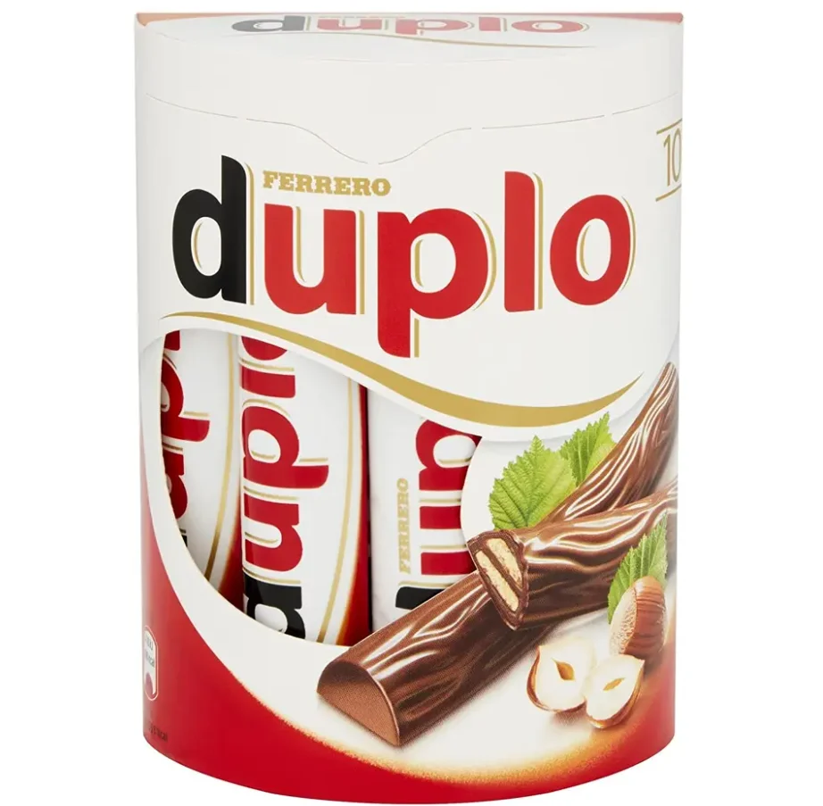 Ferrero Duplo Milk Chocolate Biscuit Bars Multipack,10 X Bars Per Pack ...