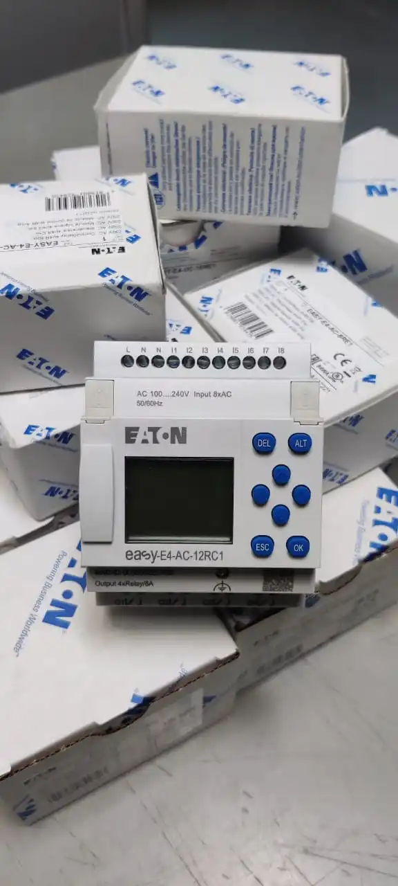 Eaton Easy-e4-ac-12rc1 100-240 V Ac,100-240 V Dc,8di,4do Original Plc ...