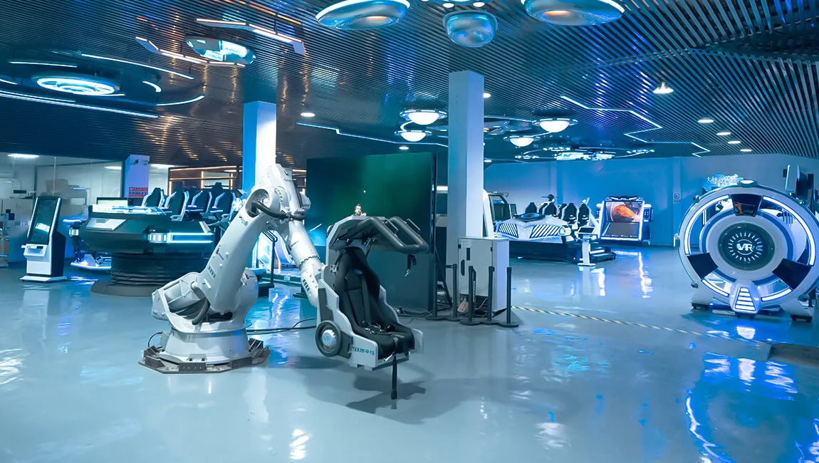 Herovr Metaverse Multiplayer Amusement Park Rides Machine 360 9d Vr ...