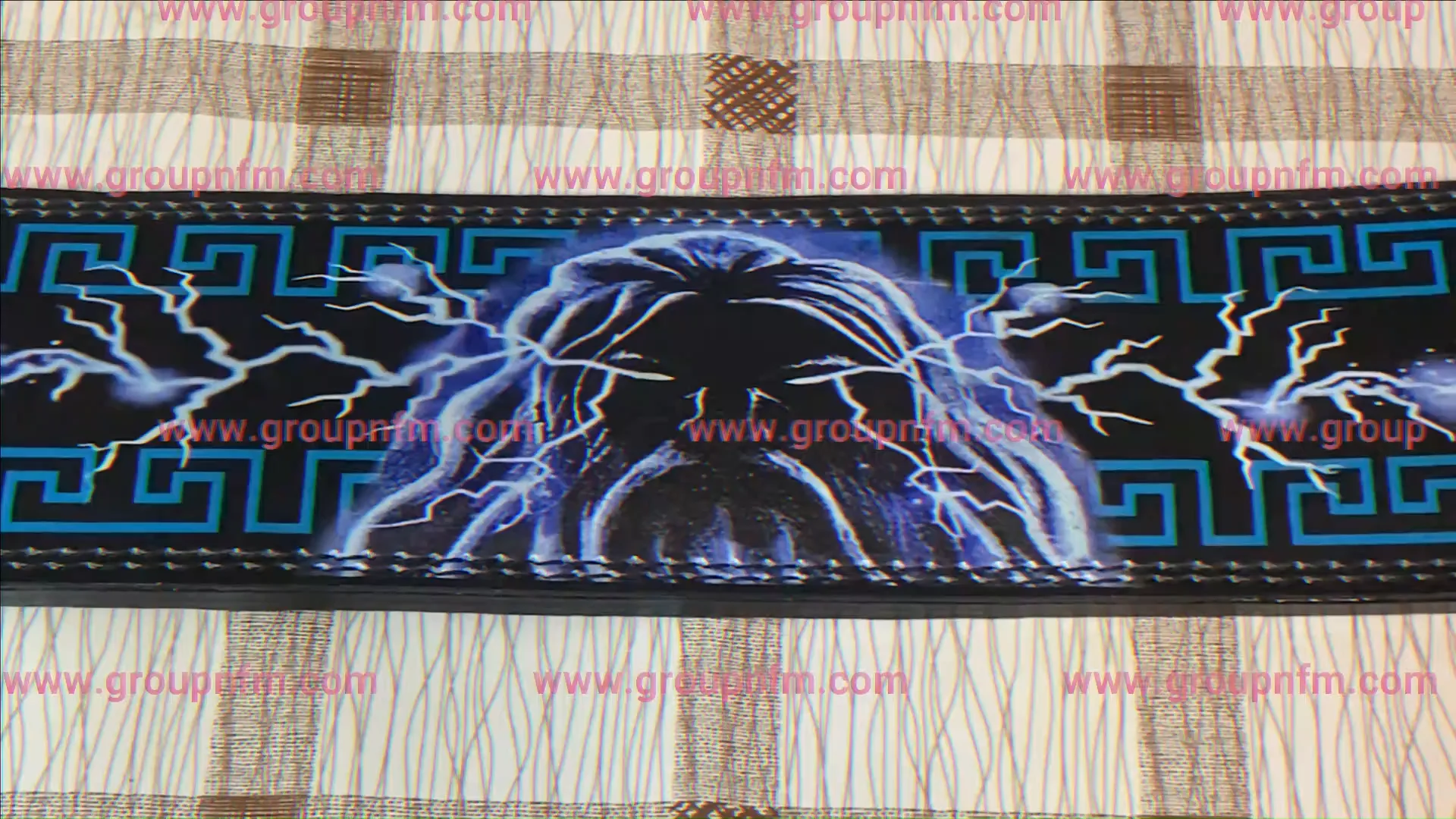 Nfm Powerlifting Belt Anime Character Zeus Print Demon Lever Buckle ...