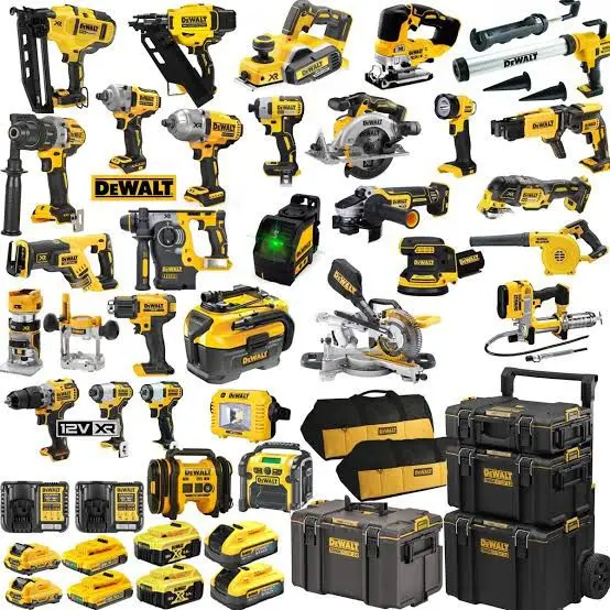 De Walt Combo Kit 34 Piece Tool Set 18 Volt 20 Volt XRP Power Tools ...