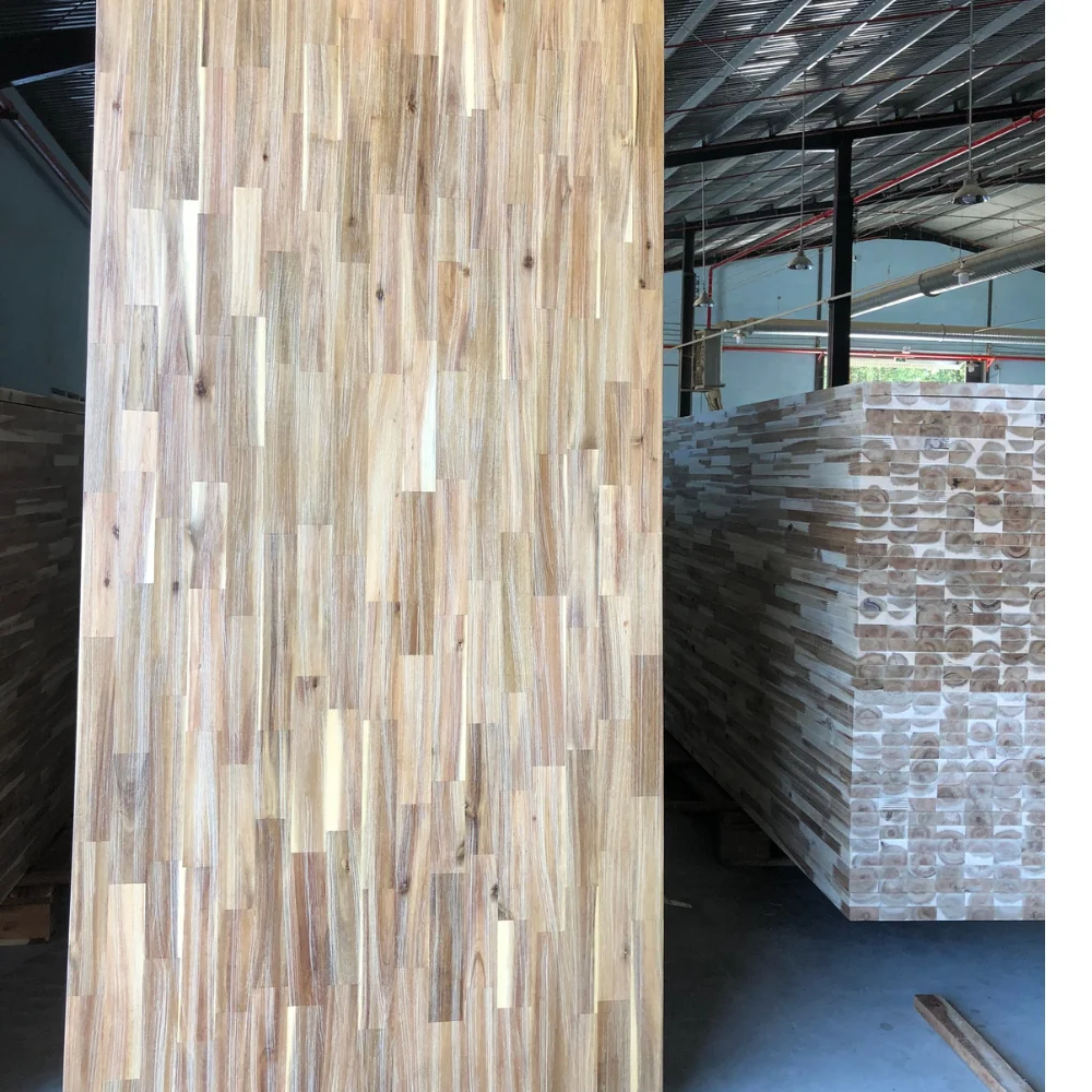 Acacia Finger Joint Panel Pallet And Nylon Wrap Vietnam Manufacturer ...