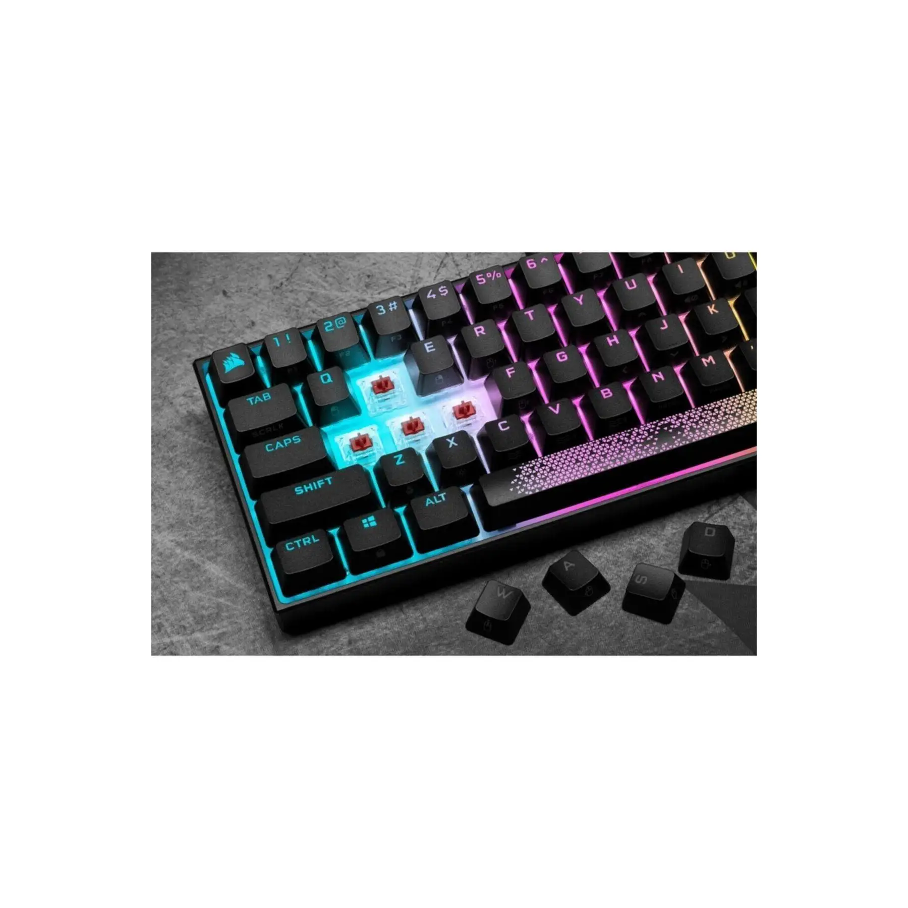 K65 Mini 60% Cherry Mx Red English Rgb Mechanical Gaming Keyboard - Buy ...
