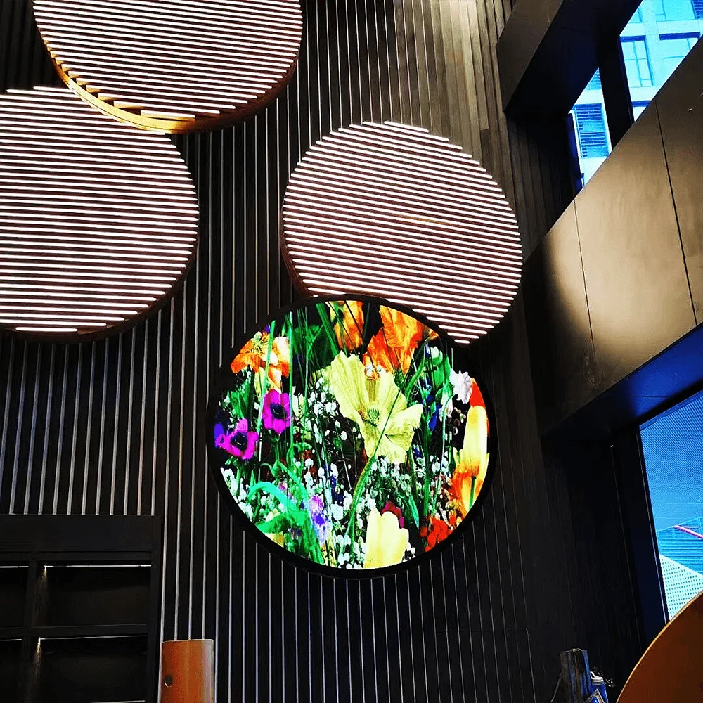 23.6 Inch Android Round Shaped Advertising Digital Signage Player Tft ...