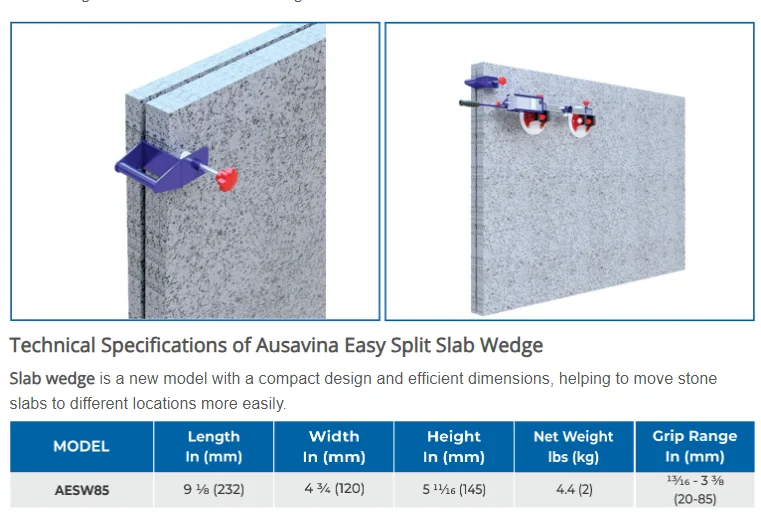 Easy Split Slab Wedge| Alibaba.com
