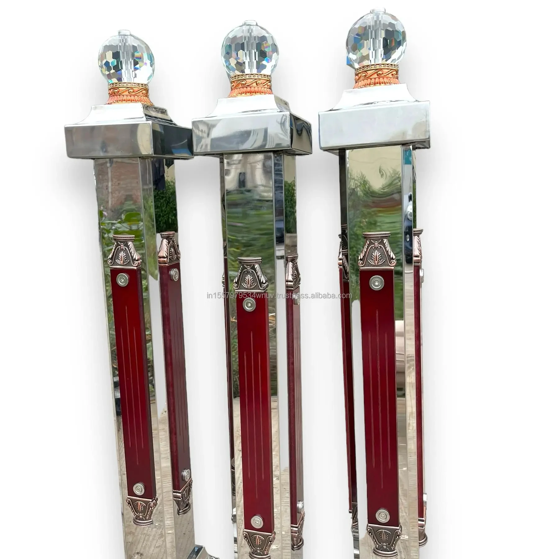 Stainless Steel Stair Heavy Colum Railing Pillars - Buy Ss304 Heavy ...