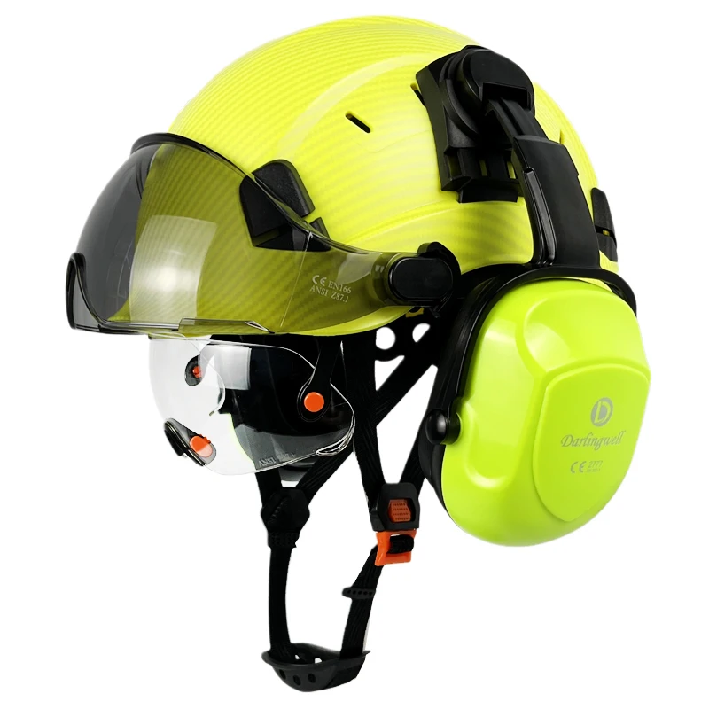Construction Safety Helmet Industrial Work Head Protection Rescue High ...