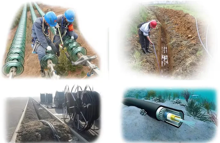 GYTS33 GYTA33 Underwater Submarine Fiber Optic Cable Armored