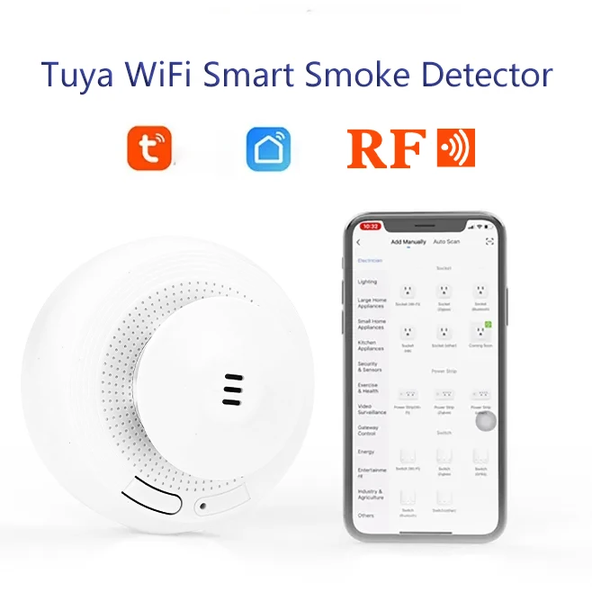 Wireless Addressable Smoke Detector Fire Alarm Accessory Wireless Smoke Sensor With Cheap Price ...