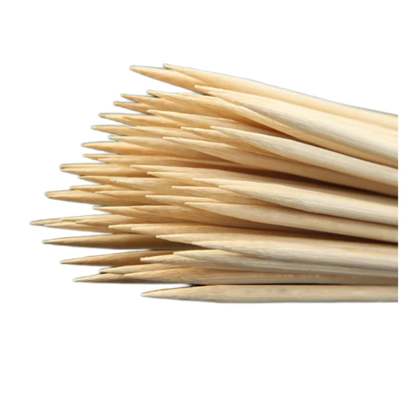 Degradable Food Grade Paddle Flag Gun Shape Bamboo Teppo Kebab Kebob ...