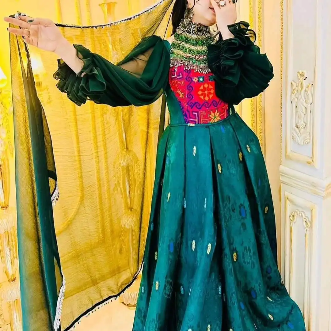 Tribal Ethnic Vintage Kuchi Dress For Women Multi Color Traditional ...