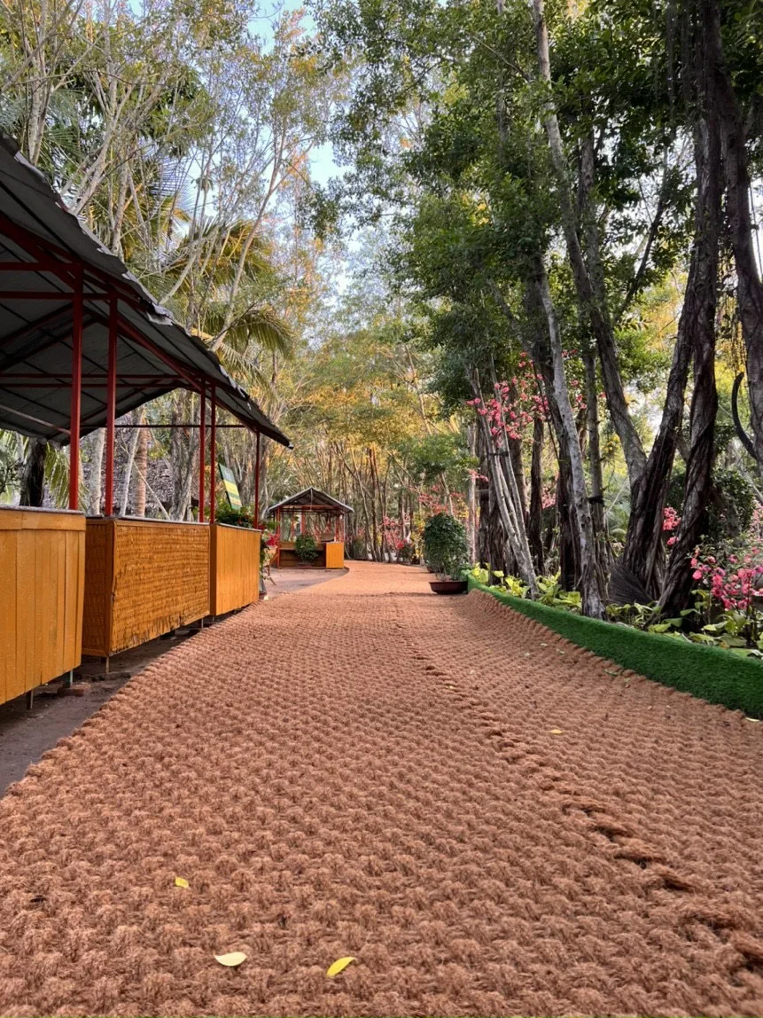 Vietnam Outdoor Coconut Coir Mat Roll for Road Paving in Park and ...