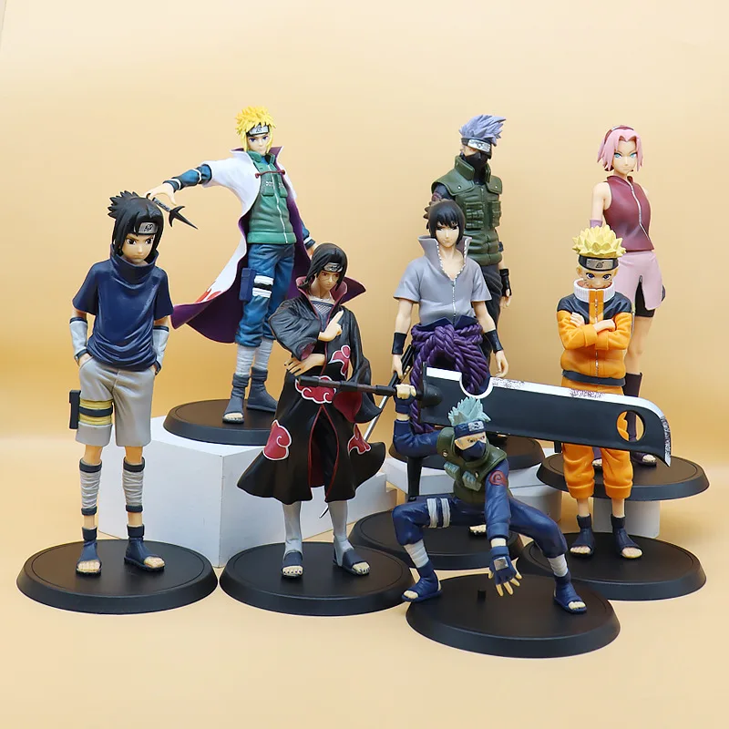 Shippuden Anime Action Figures Hatake Kakashi Uchiha Sasuke Uzumaki ...