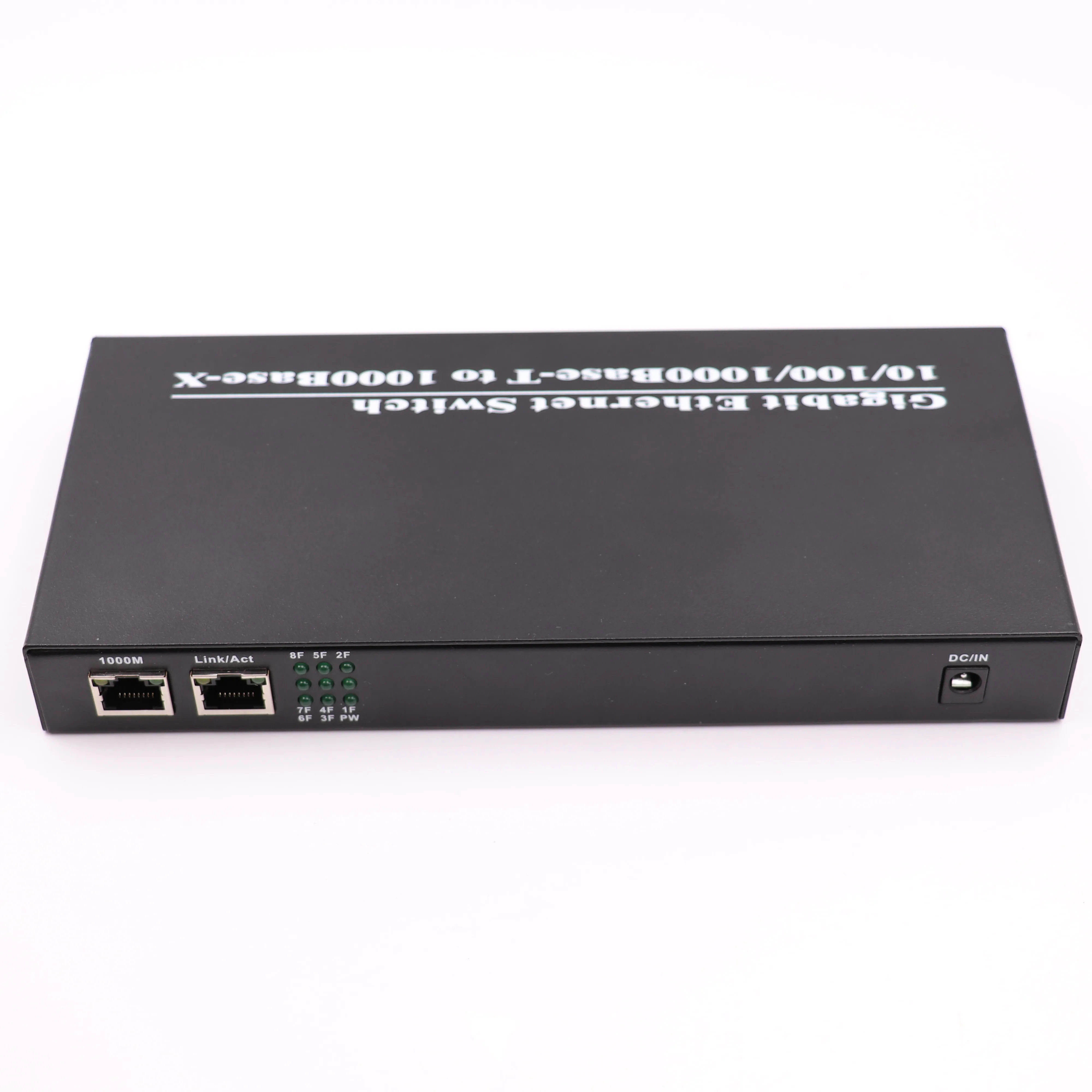 20KM Single Fiber Single Mode 8*1Gps SFP Ports& 2 Gigabit Uplink RJ45 ...