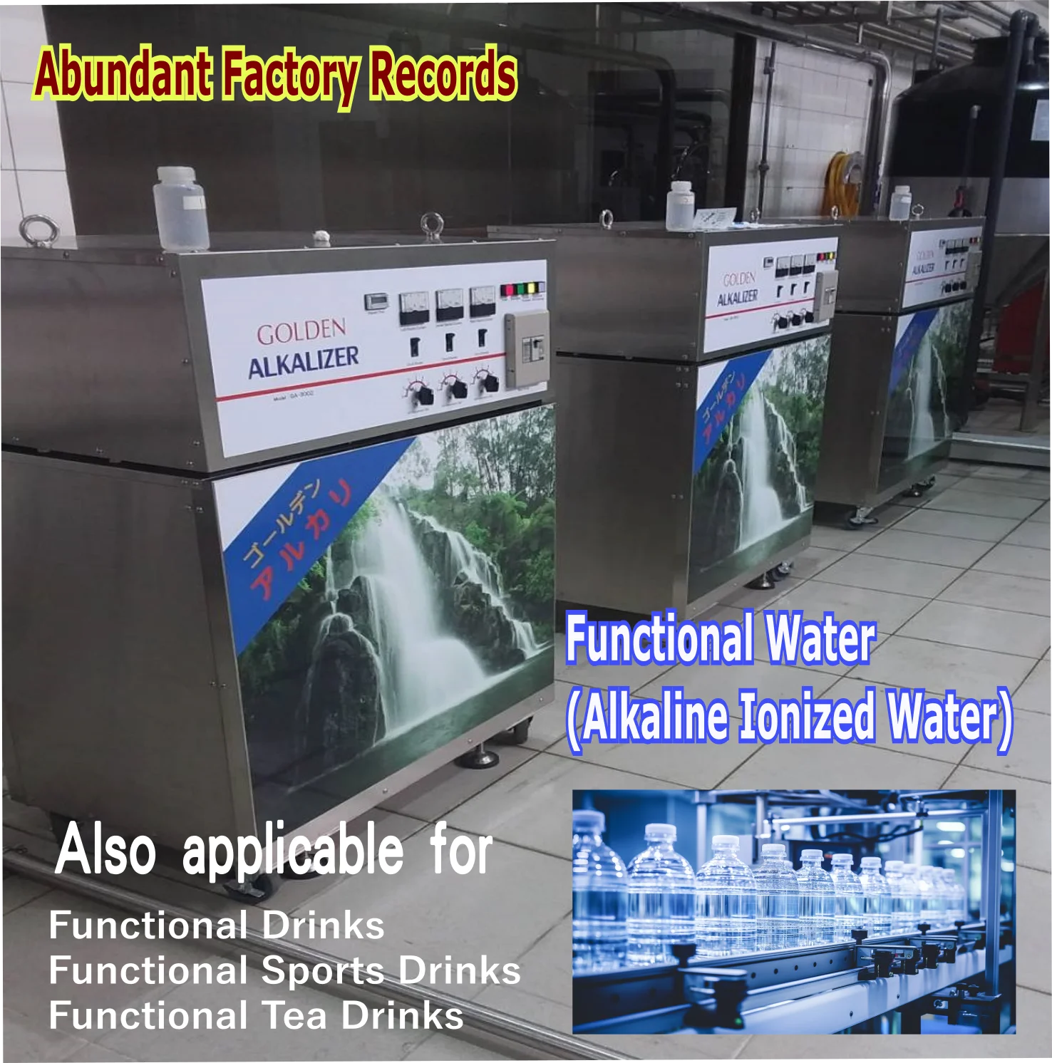 Ga-3000 Electrolysis Alkaline Ionizer Advanced Water Ionization ...
