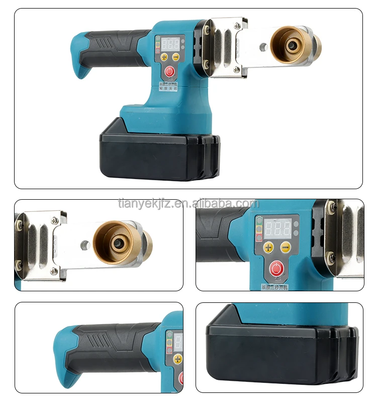 Portable Rechargeable Battery Cordless Electronic Thermostatic Pipe ...