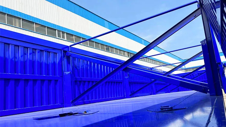 Interlink/superlink Double Side Tipper Trailer Side Dump Semi Trailer ...