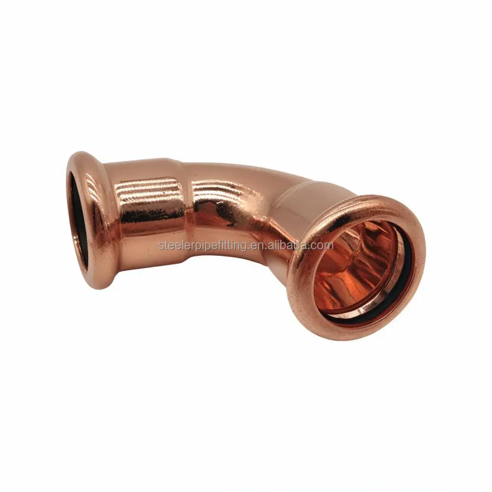 Copper 32 Dn Capping Pipe Fitting M Profile Double Press 90 Degree ...