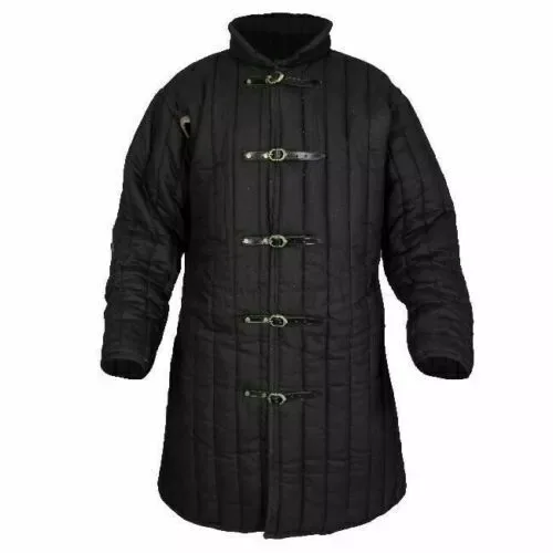 Medieval 100% Cotton Thick Padded Armor Vintage Full Sleeve Breathable ...
