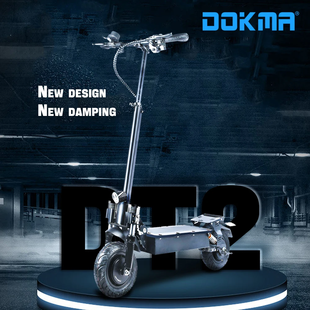 Dokma Dt2 10 Inch Vacuum Tire 48v 1200w 10ah 50 Km/h Single Motor 2 ...