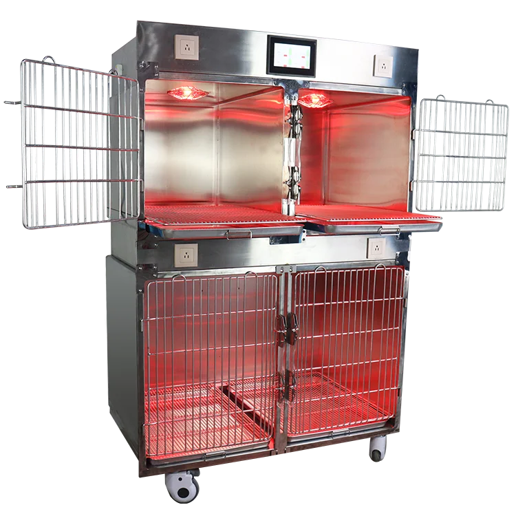Veterinary Hospital Infrared Therapy Cage Pet Cages Pet Medical Oxygen ...