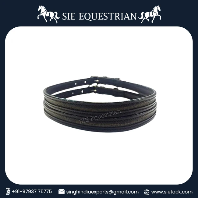 Handmade English Empty Channel Leather Spur Straps With Hand Carving ...