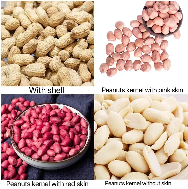 Top Grade Red Skin Peanuts / Blanched Peanut Kernels / Roasted / Salted ...