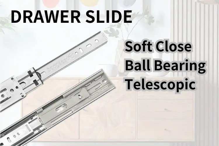 Drawer Slide Rail Telescoping Buffer Double Spring Storage Box Taiwan ...