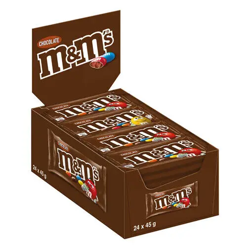 M&ms Choco Candies Milk Chocolate Beans 30.6g Chocolat M M For Kids ...