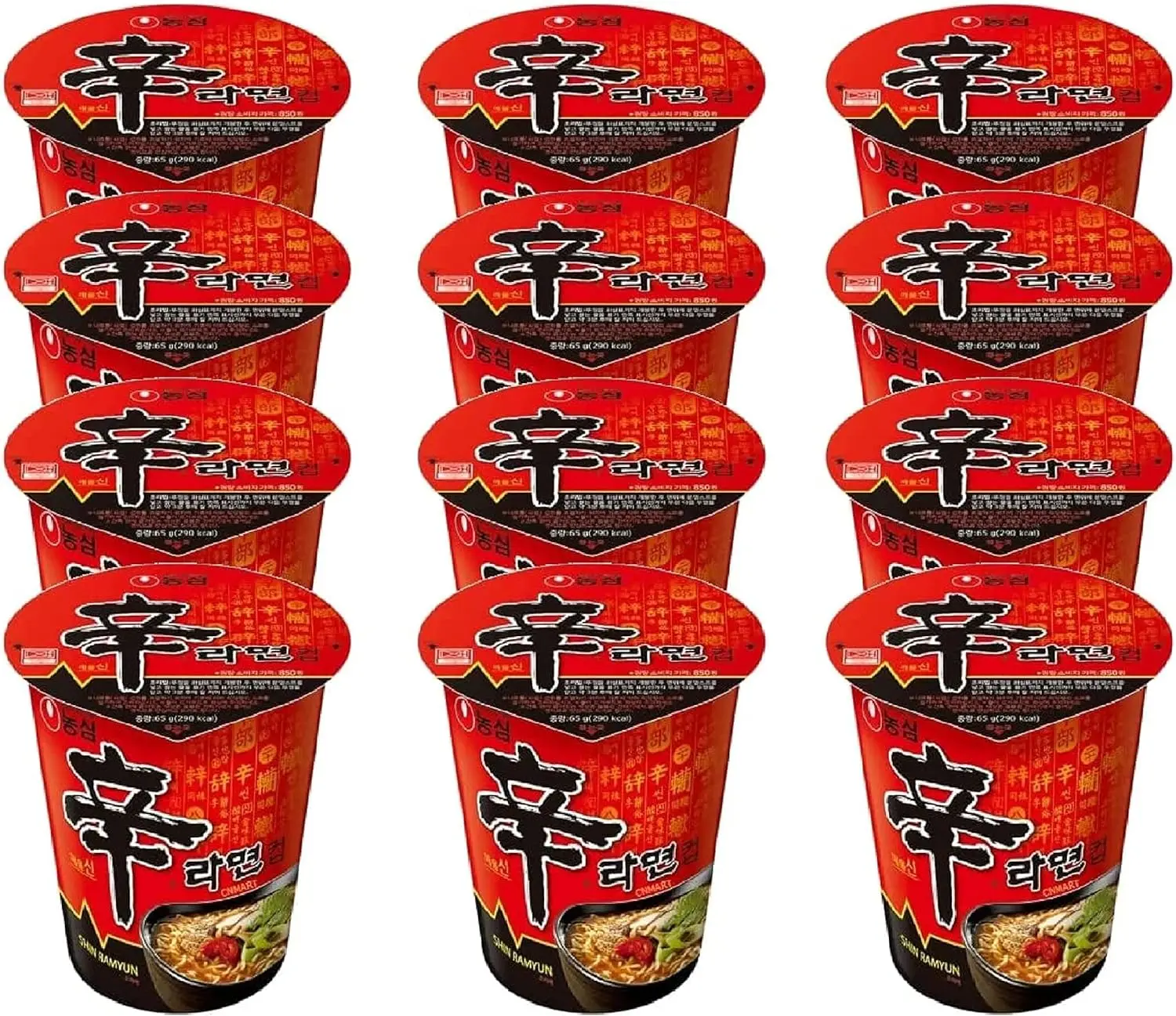 Nongshim Shin Ramyun Cup Noodles - Instant Korean Pot Noodle