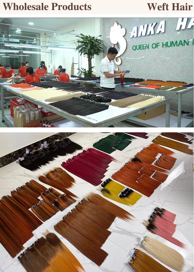 High Quality Wavy Weft Hair From Human Hair - Anka Hair Vietnamese ...